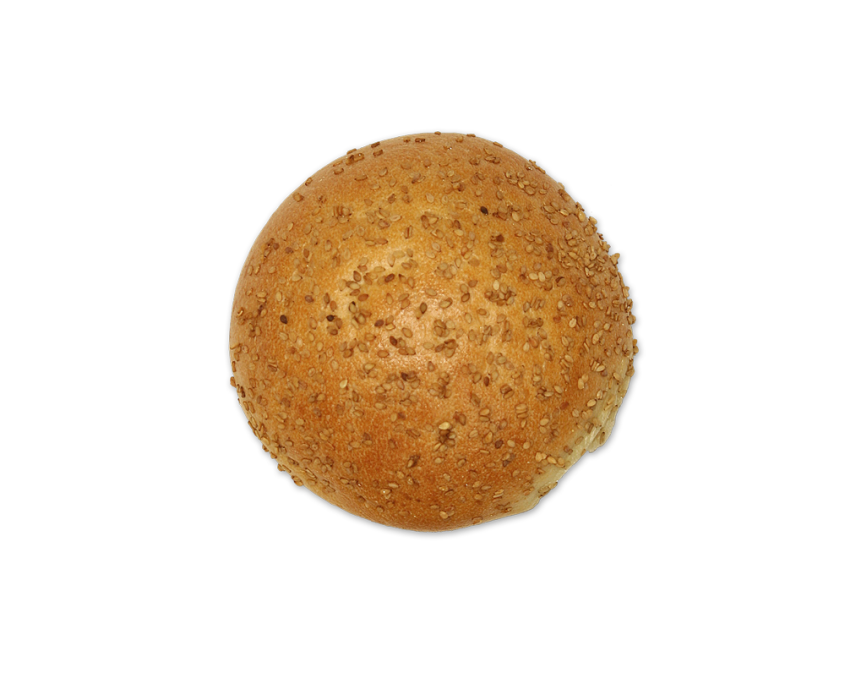 Sesame Seeded Church Roll, 4 Inch - A&M Bronx Baking